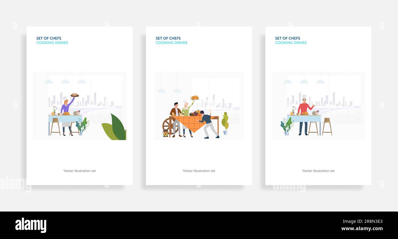 Creative chefs Stock Vector Images - Alamy