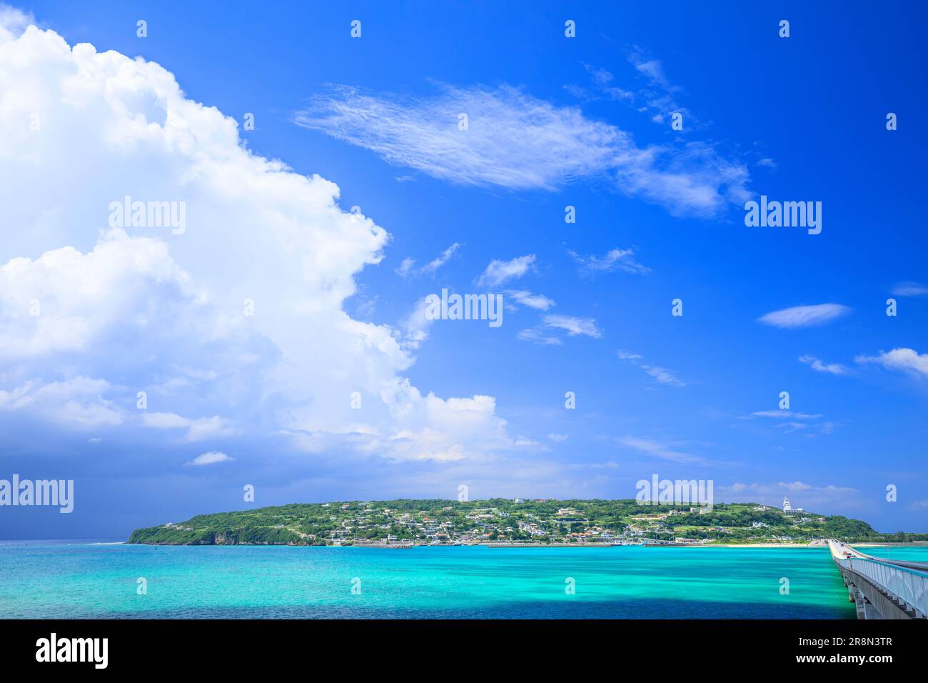 Kouri island ohashi bridge hi-res stock photography and images - Alamy