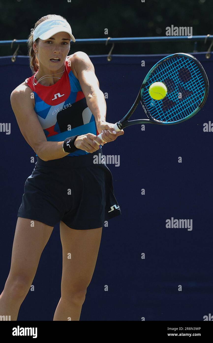 Ilkley Lawn Tennis & Squash Club, Stourton Road, Ilkley, West Yorkshire, 22nd June 2023. Mirjam ...