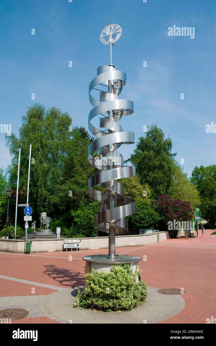 Helix, Wennigsen, Lower Saxony, Germany, double helix spiral of life ...