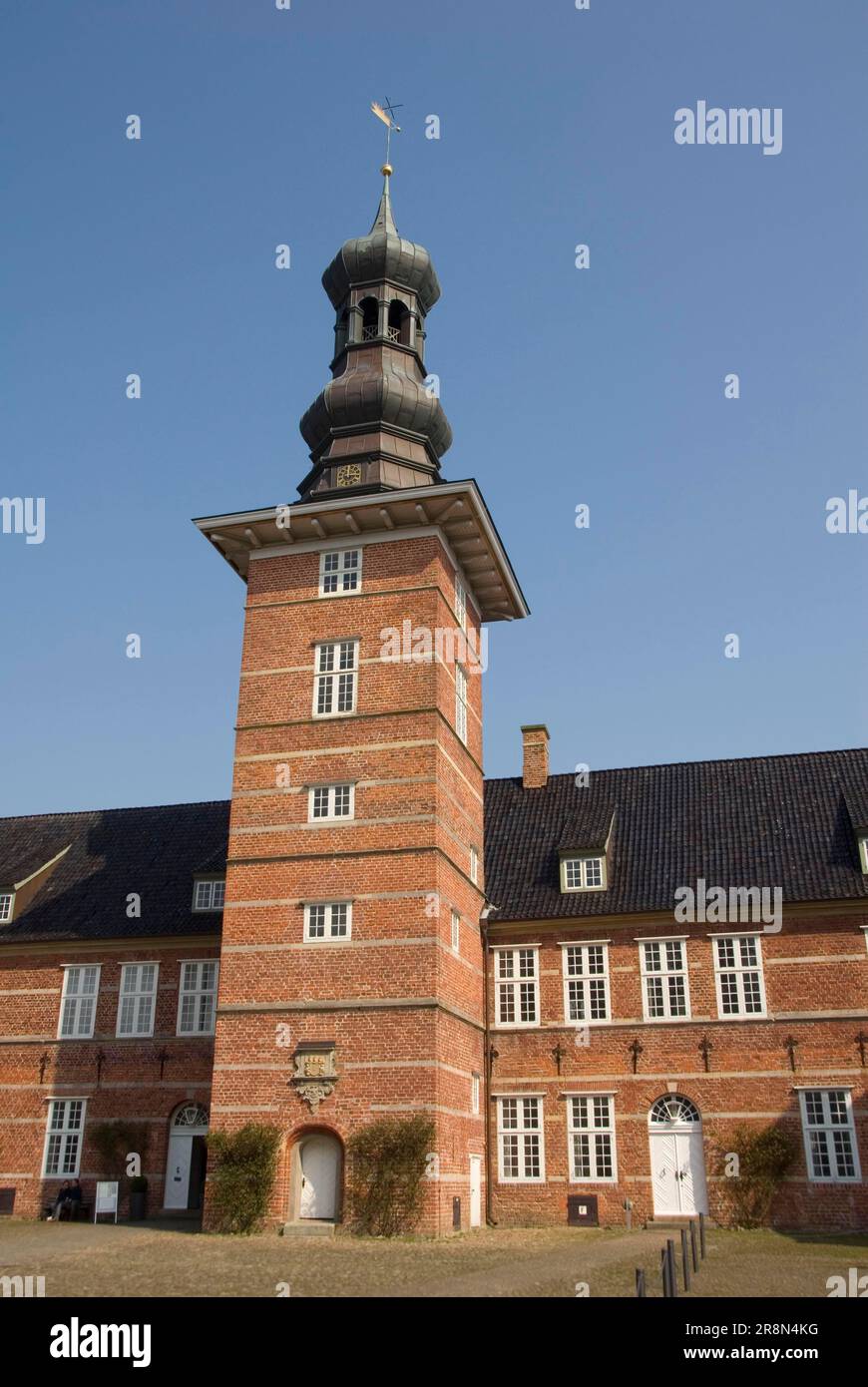Castle outside Husum, North Frisia, Schleswig-Holstein, Germany ...
