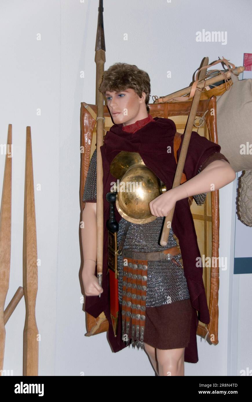 Roman soldier on the march, Roman fort, Limes fort, Limes, marching ...
