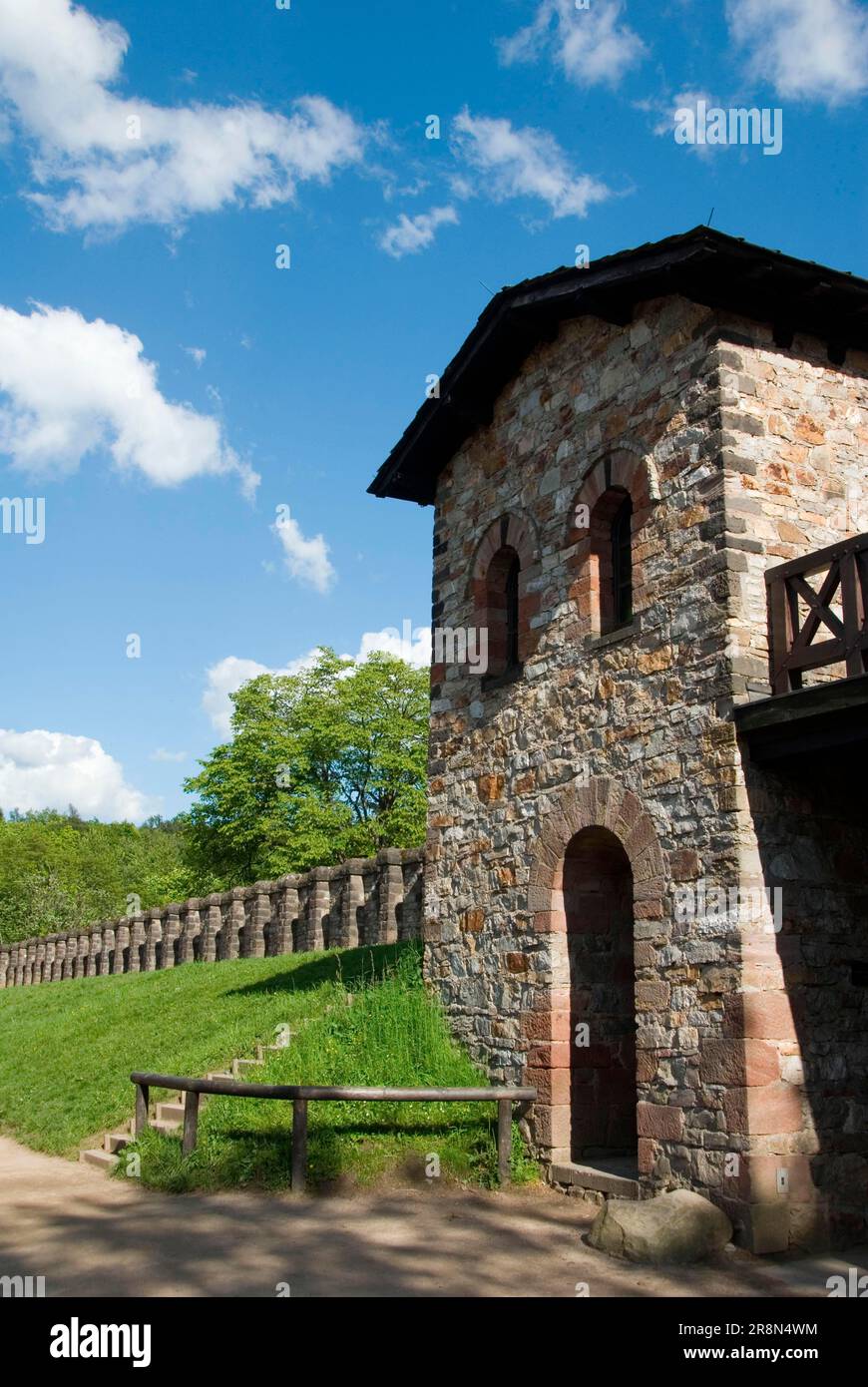 Main gate, Roman fort, Limes fort, Limes, Porta Praetoria, Roman fort ...