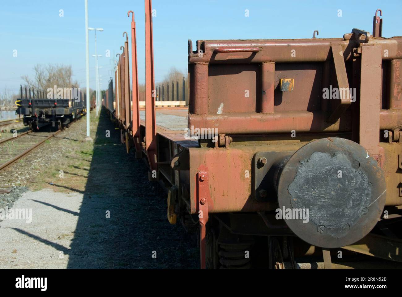Klein Ilsede, Peine, Lower Saxony, Germany, trailer, railway trailer ...