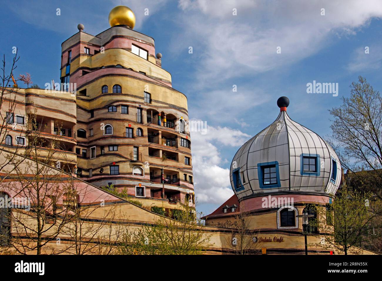 Waldspirale, Hundertwasser House, Darmstadt, Hesse, architect ...