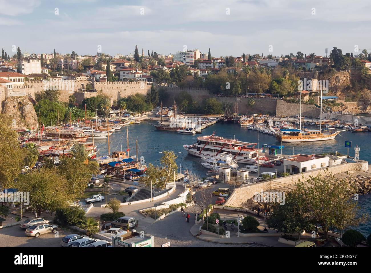 Fishing harbour, Antalya, Turkey Stock Photo - Alamy
