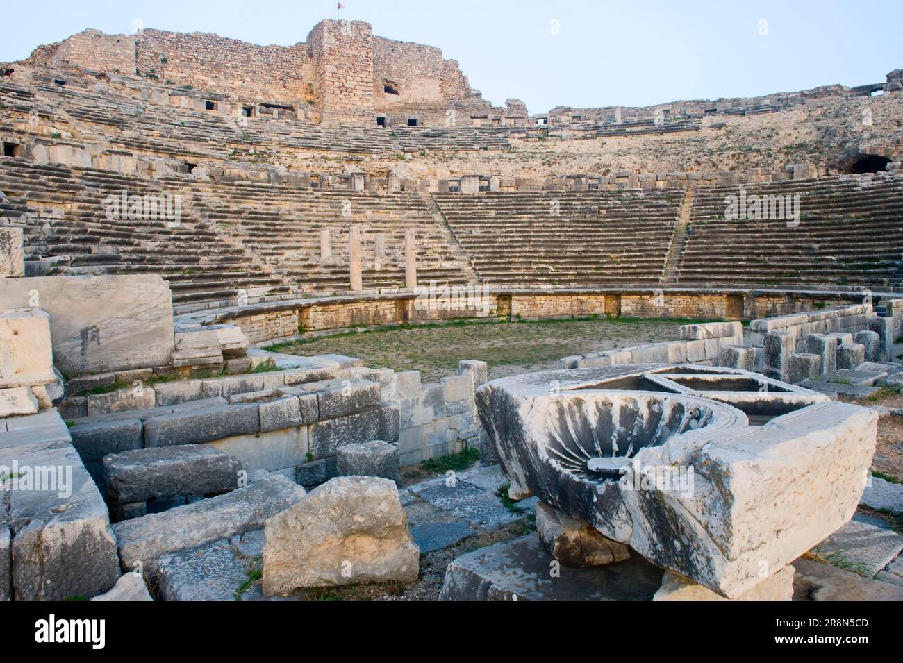 Greco-Roman Amphitheatre, Miletus, Turkey Stock Photo - Alamy