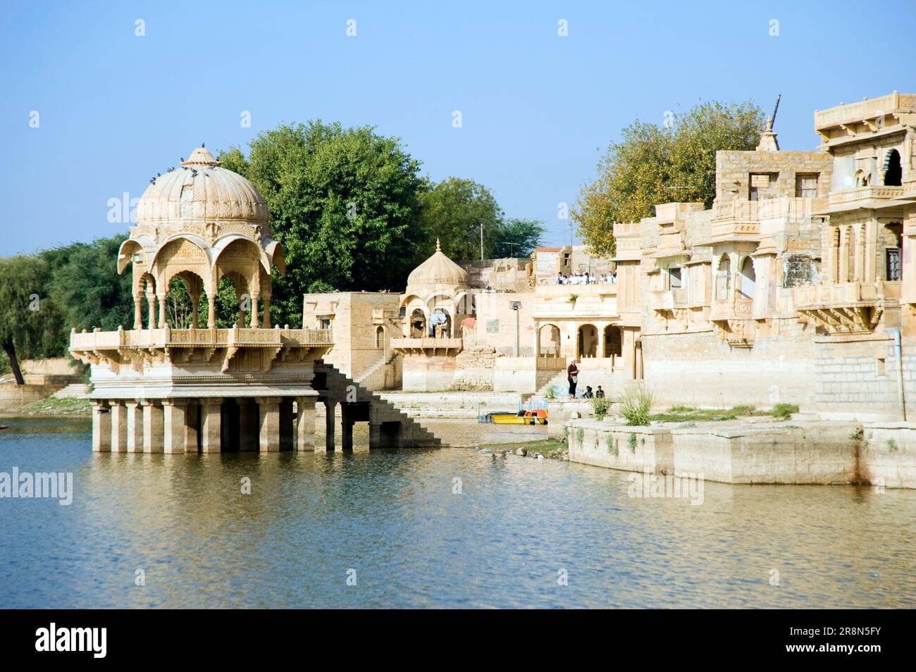 Ghat at Gadisagar Lake, Jaisalmer, Rajasthan, India Stock Photo - Alamy