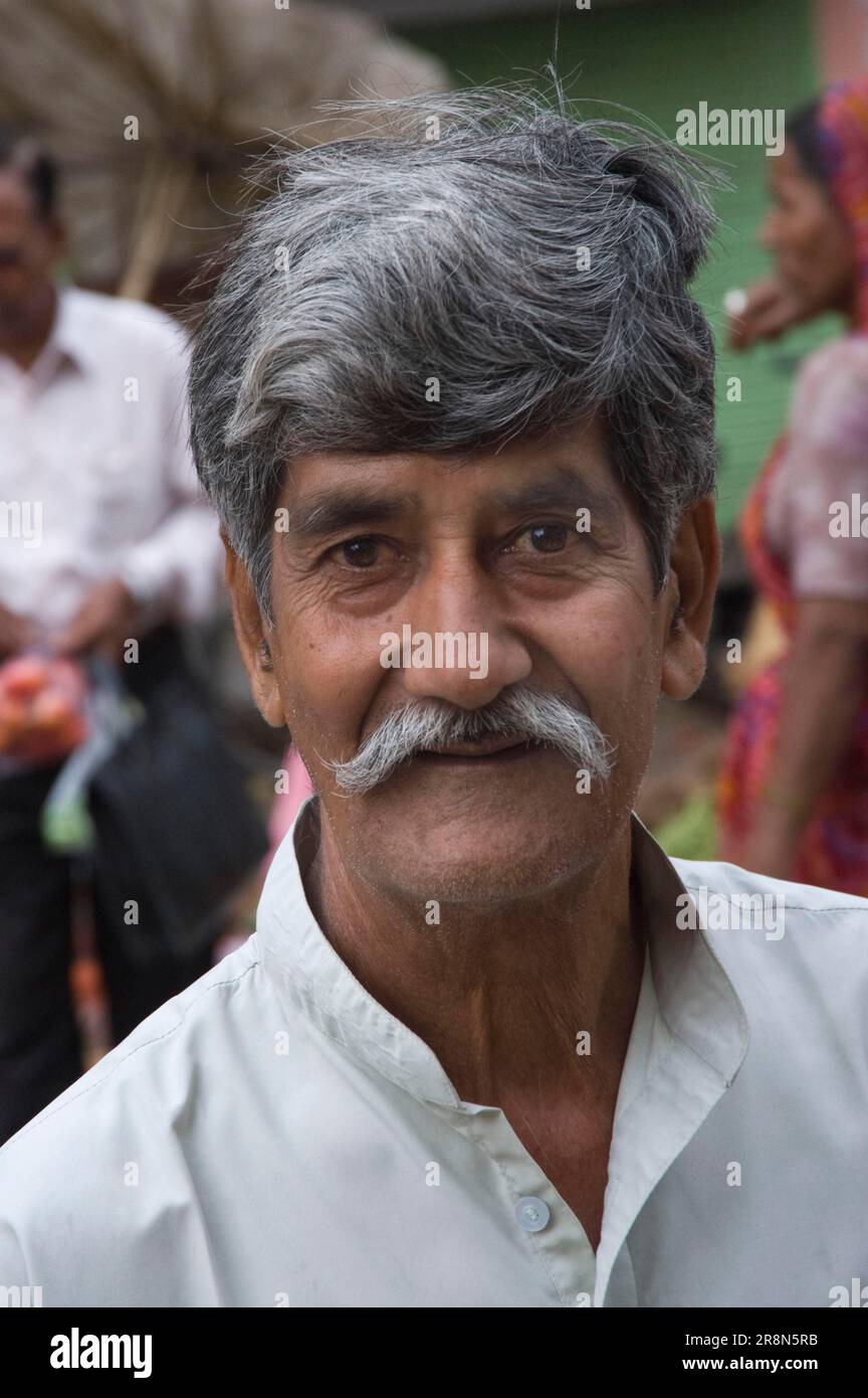 Indian man, Udaipur market, Rajasthan, India Stock Photo - Alamy