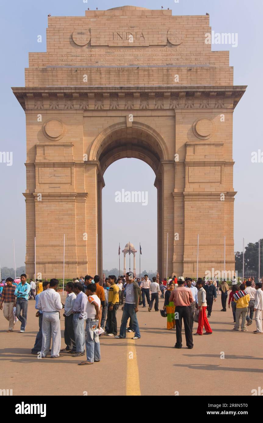 India Gate War Memorial, New Delhi, New, New Delhi, India Stock Photo ...