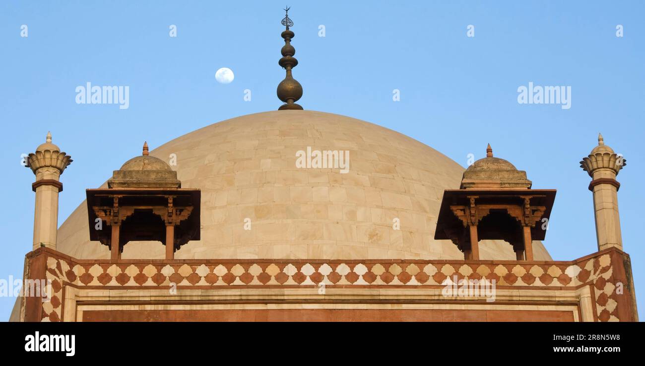 Roof, Tomb of Nasiruddin Muhammad, Humayun Mausoleum, Delhi, India ...