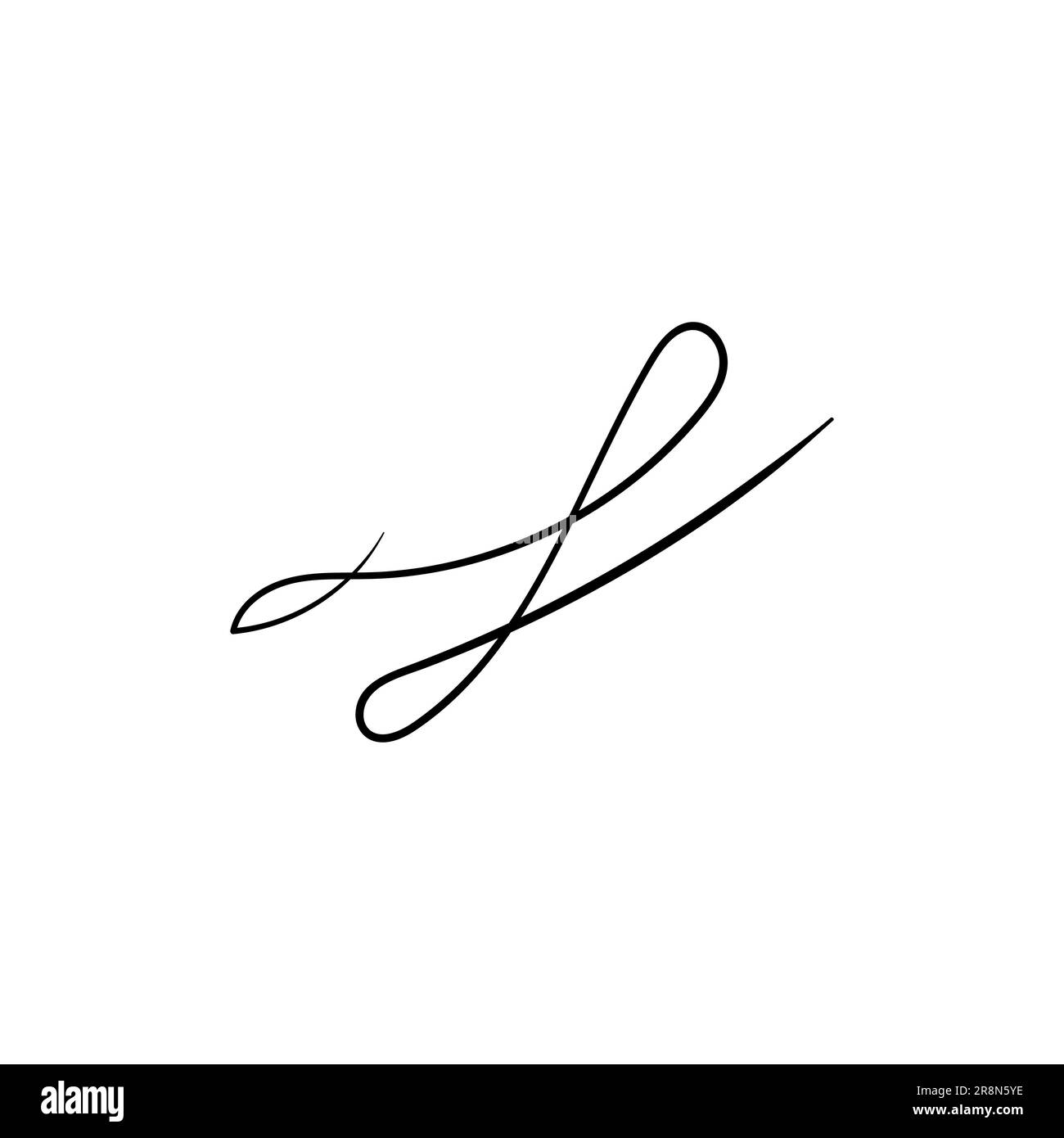 Swirl ornament stroke hand drawn. Ornamental curls with pen, swirls ...