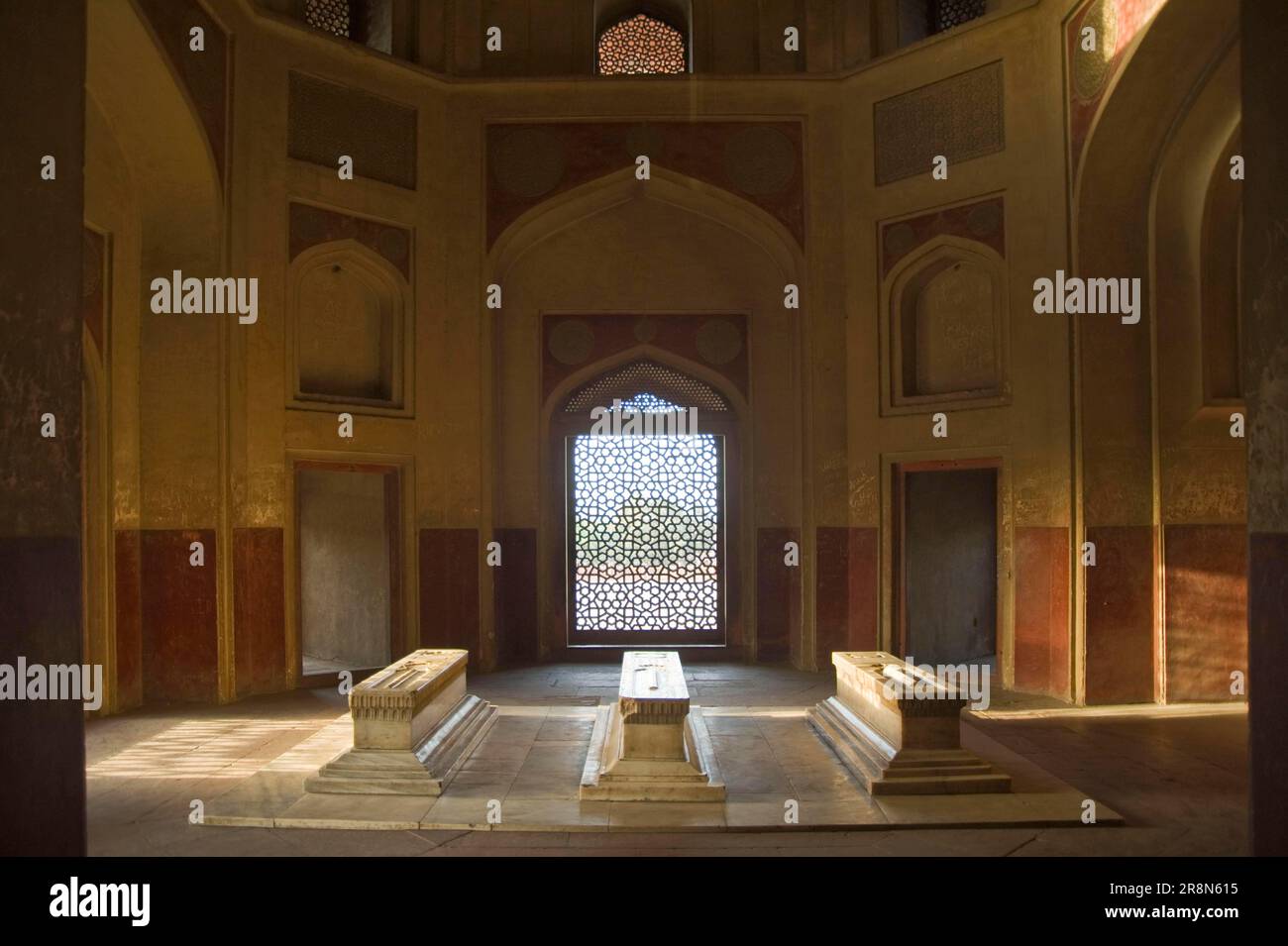 Tomb Room, Tomb of Nasiruddin Muhammad, Humayun Mausoleum, Delhi, India ...