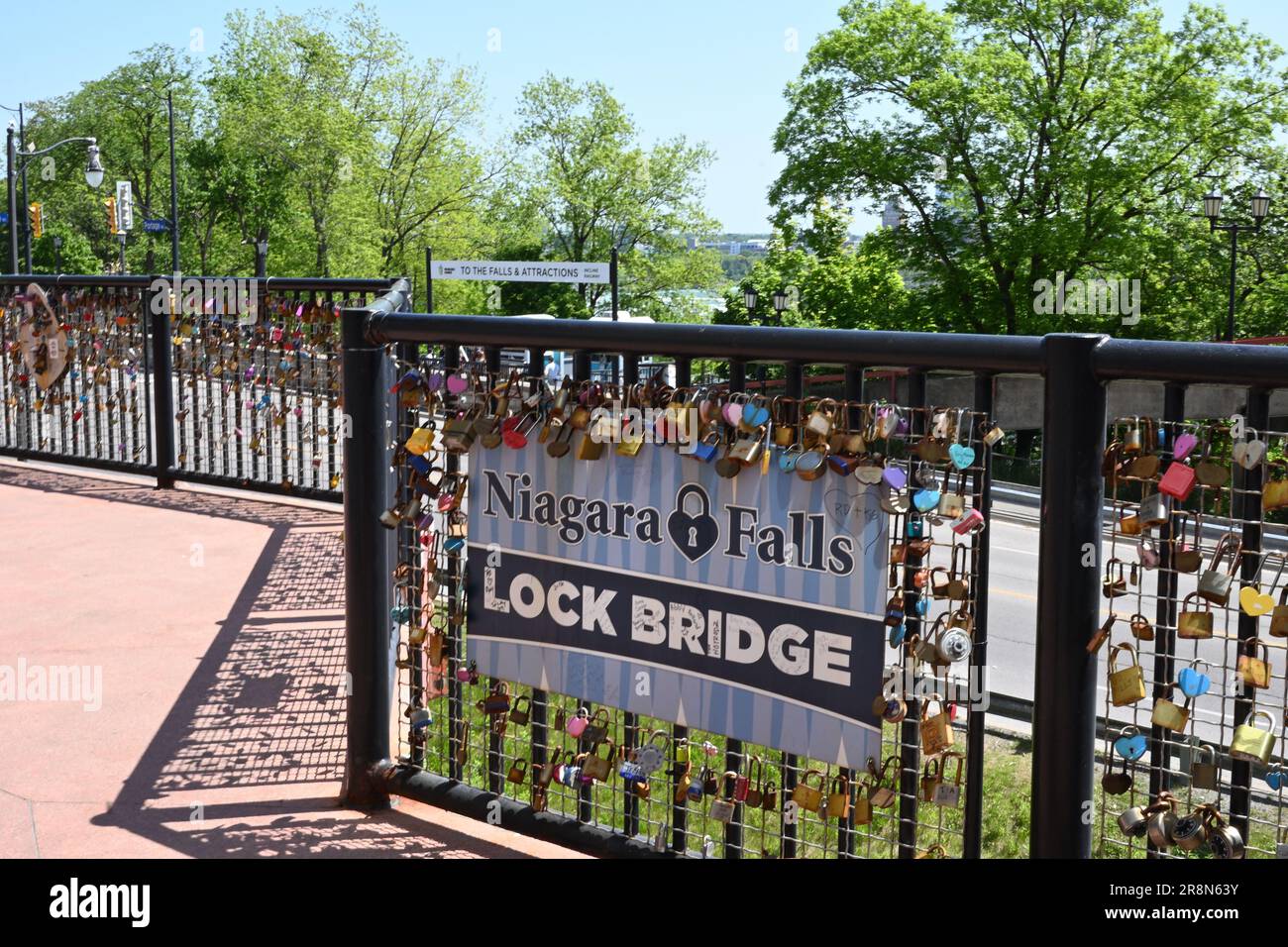 lock bridge in Niagara Falls, Canada, on May 29th 2023 Stock Photo - Alamy