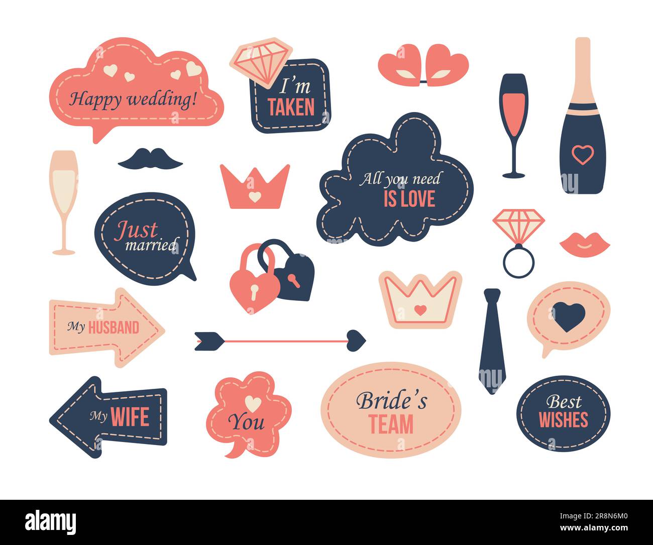 Wedding funny Stock Vector Images - Alamy