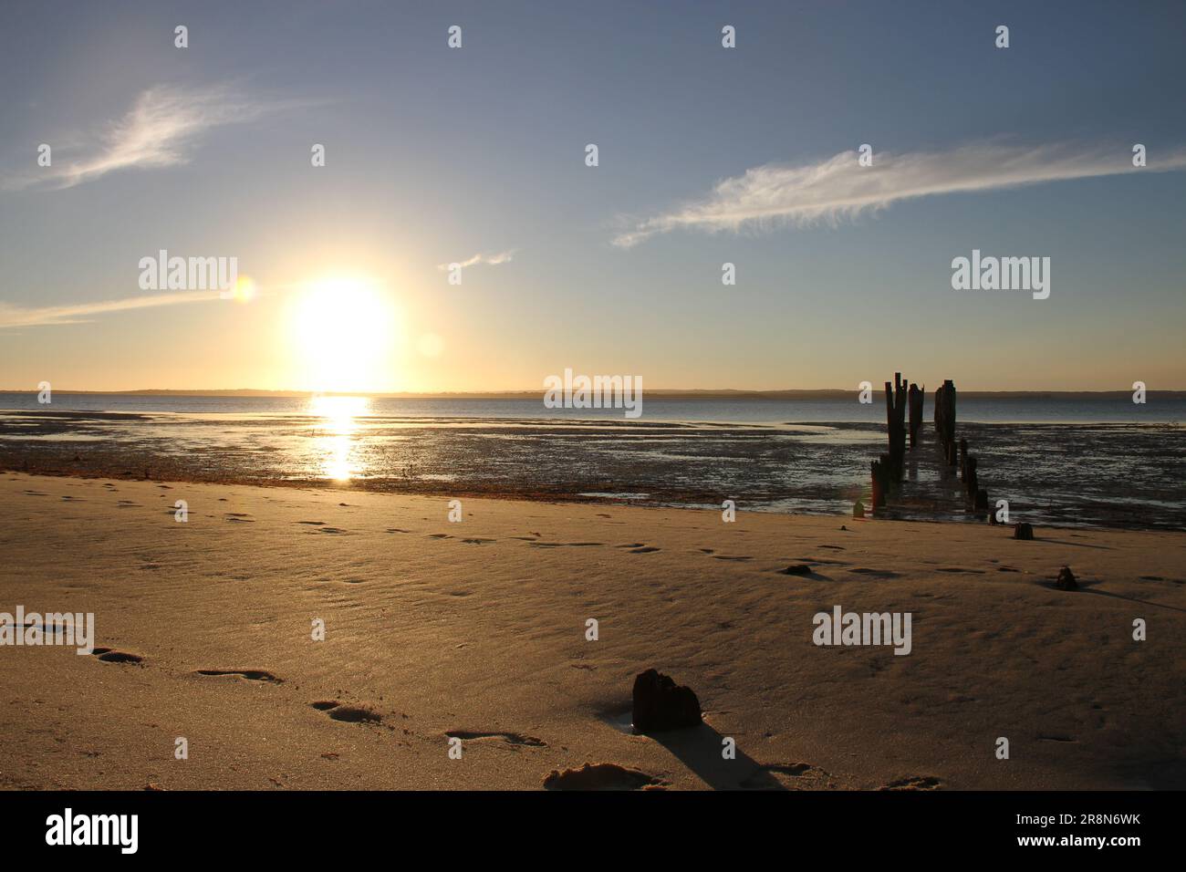 The Old Pier, French Island, Victoria, Australia Stock Photo - Alamy