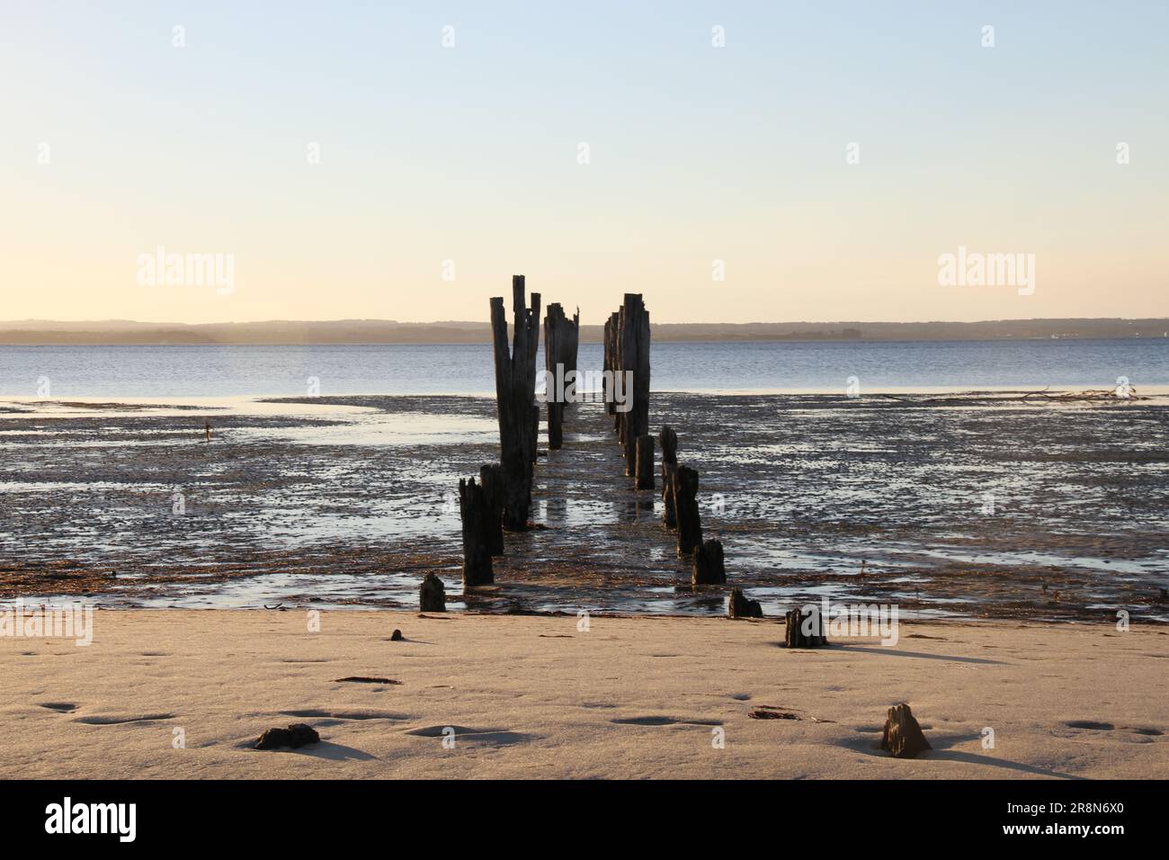 The old pier on French Island, Victoria, Australia Stock Photo - Alamy
