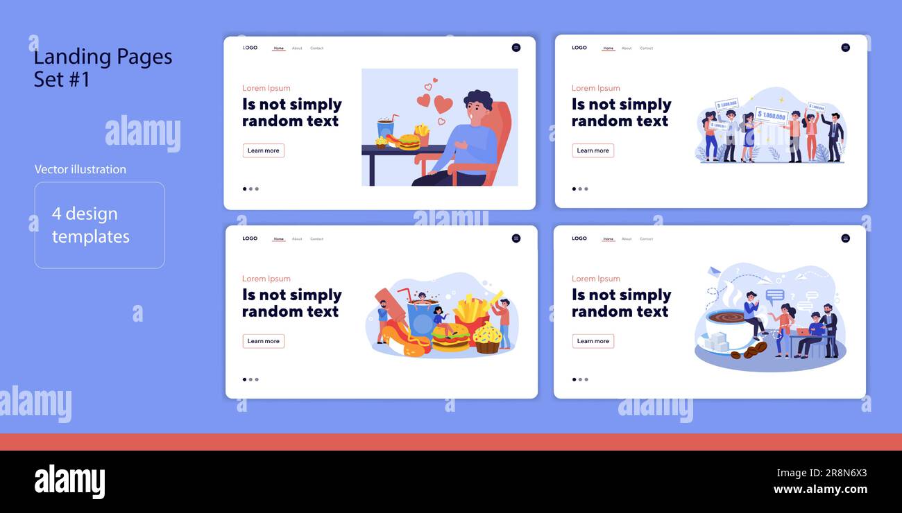 Cafe people eating drinking Stock Vector Images - Alamy