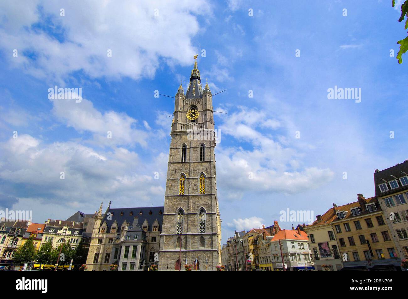 Cloth Hall and Belfry, Ghent, East Flanders, Flanders, Belgium, Sheet ...