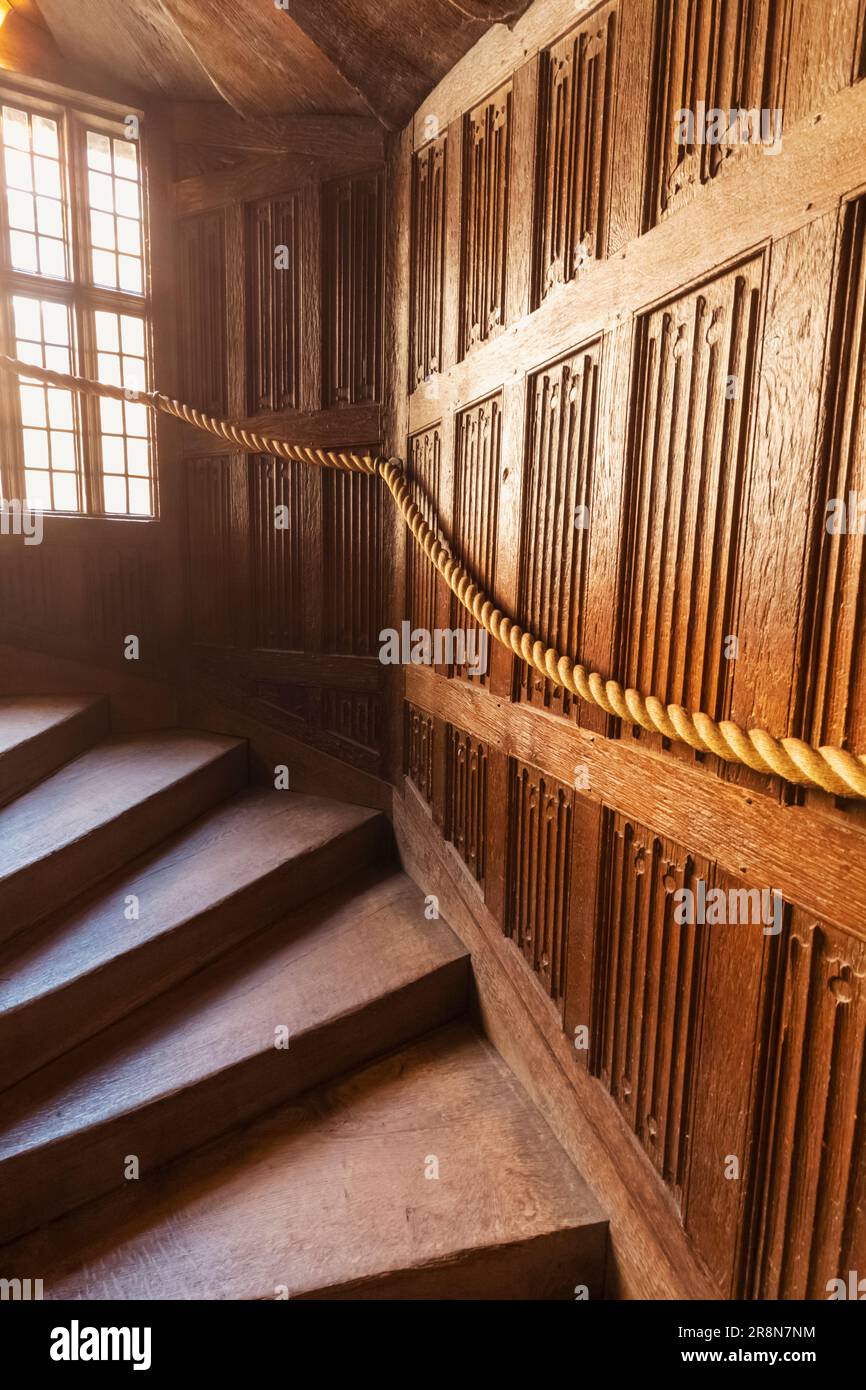 Castle wood stairs hi-res stock photography and images - Alamy