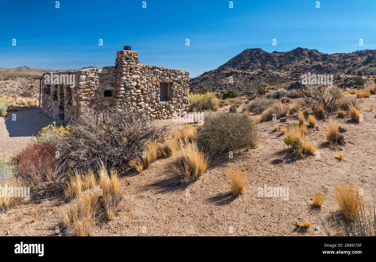 Bert Smith Cabin, near Cedar Canyon Road, Mojave National Preserve ...