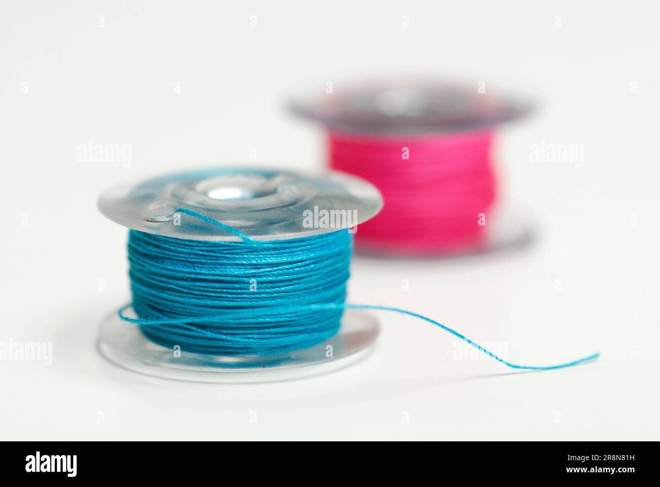 Thread bobbins, thread reel, yarn, sewing thread, bobbin Stock Photo ...