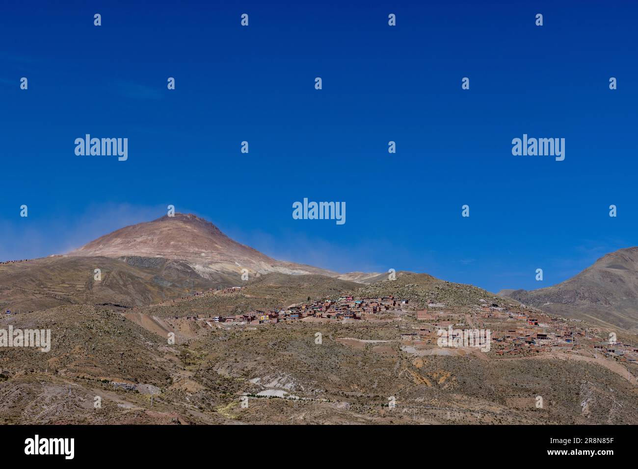 Potosi with the mighty Cerro Rico full of silver and zinc mines in the ...