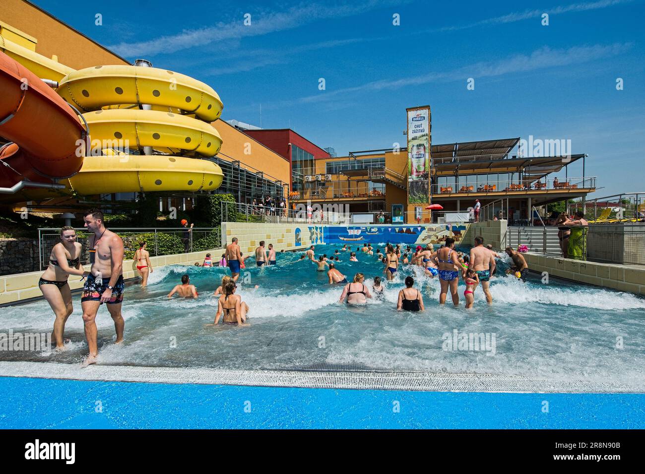 Pasohlavky, Czech Republic. 22nd June, 2023. Aqualand Moravia with the ...
