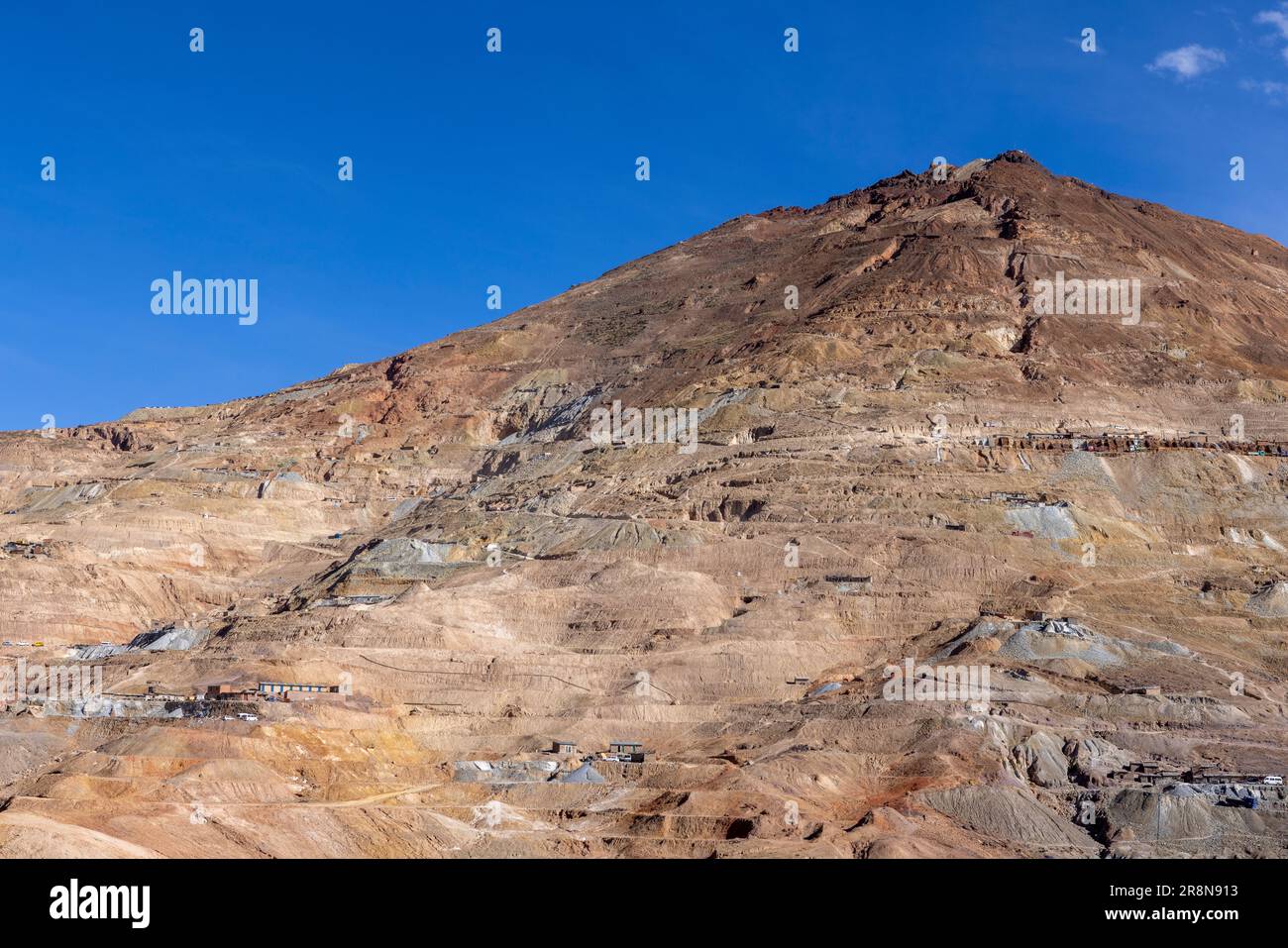 The mighty Cerro Rico full of silver and zinc mines in the Bolivian ...