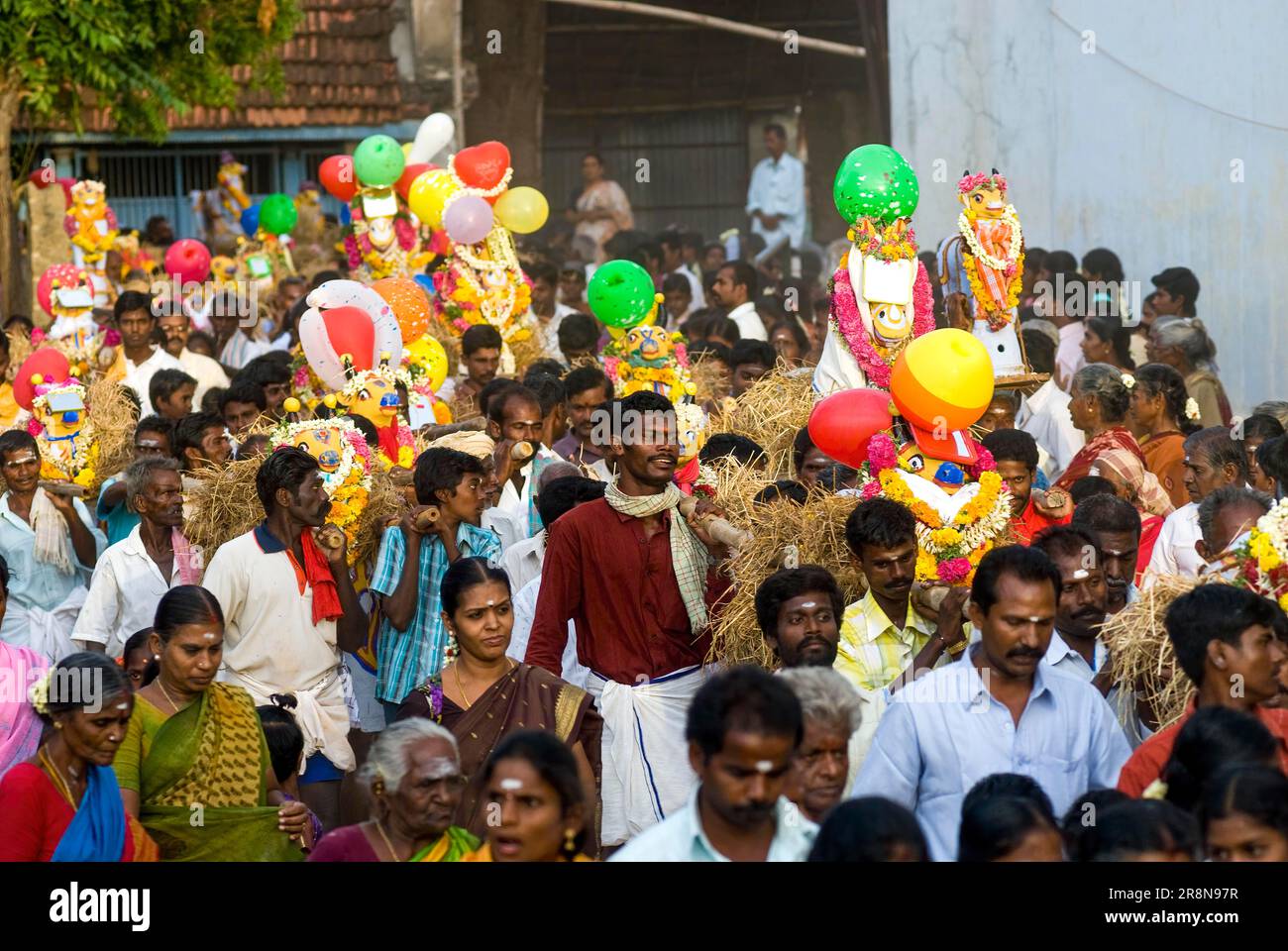 Puravi Eduppu festival, beseeching the rain gods for their mercy. Clay ...