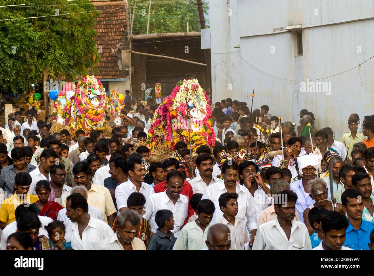Puravi Eduppu festival, beseeching the rain gods for their mercy. Clay ...