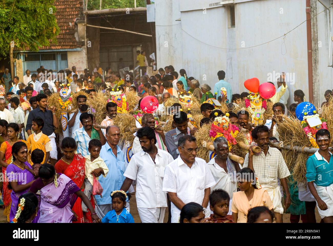 Puravi Eduppu festival, beseeching the rain gods for their mercy. Clay ...
