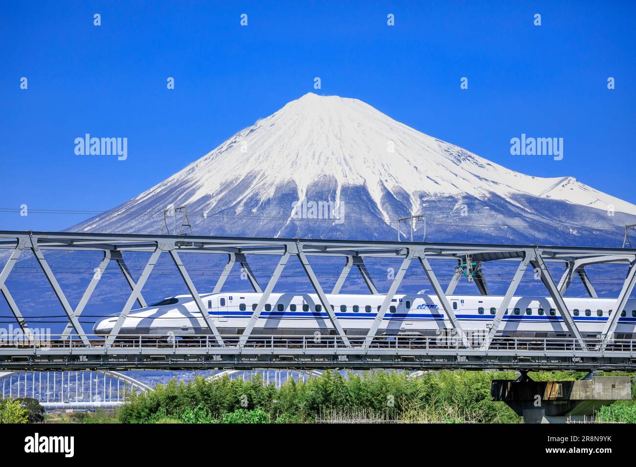 Fuji and Shinkansen Stock Photo - Alamy