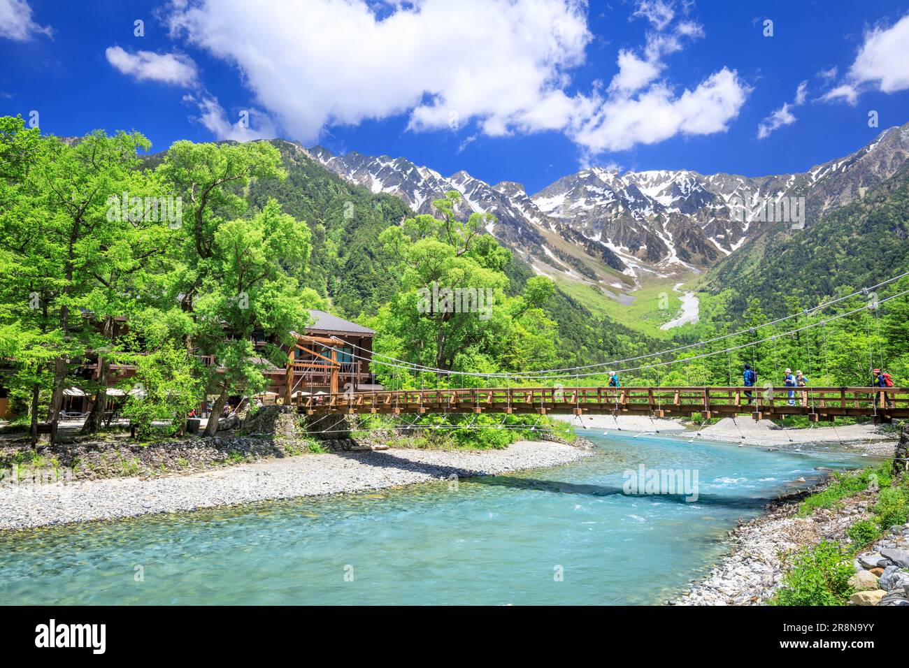 Kamikochi national park kappa bridge hi-res stock photography and ...