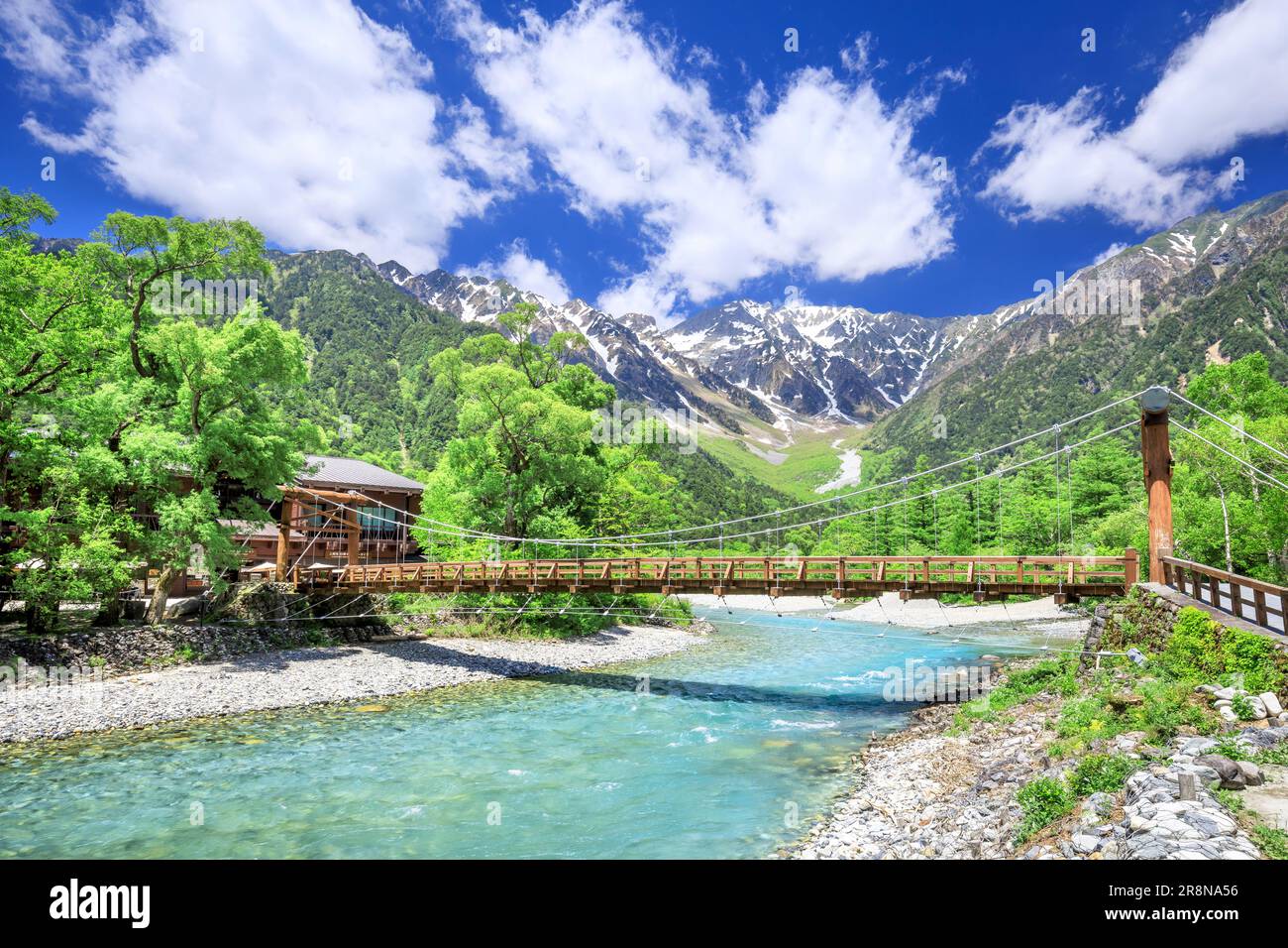 Kamikochi national park kappa bridge hi-res stock photography and ...