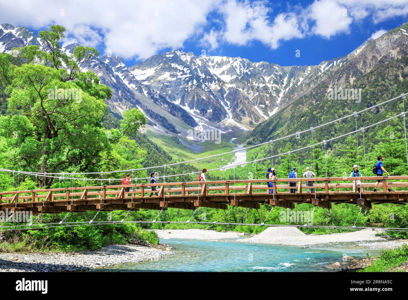 Kamikochi national park kappa bridge hi-res stock photography and ...