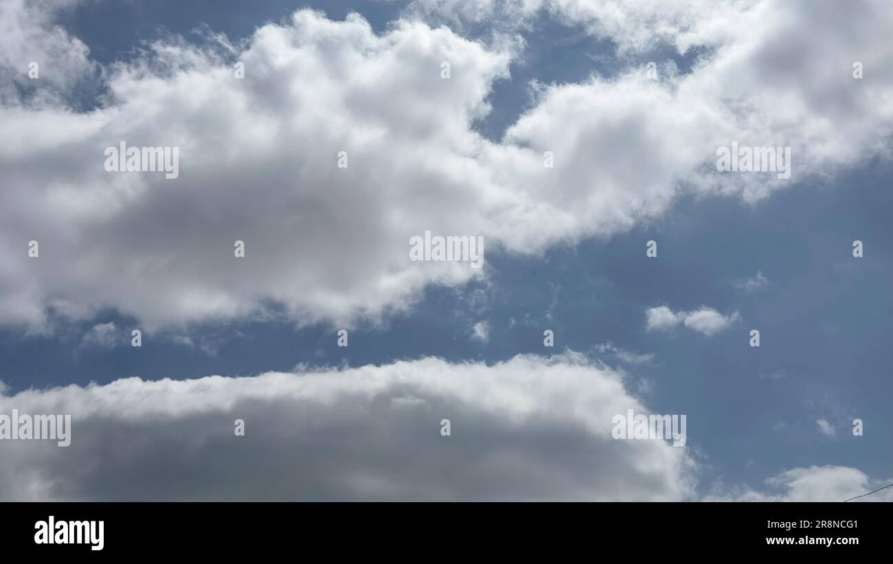 Blue cloudy sky texture. Natural sky composition Stock Photo - Alamy