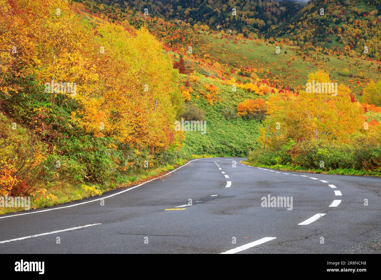 Hachimantai Aspite Line Stock Photo - Alamy