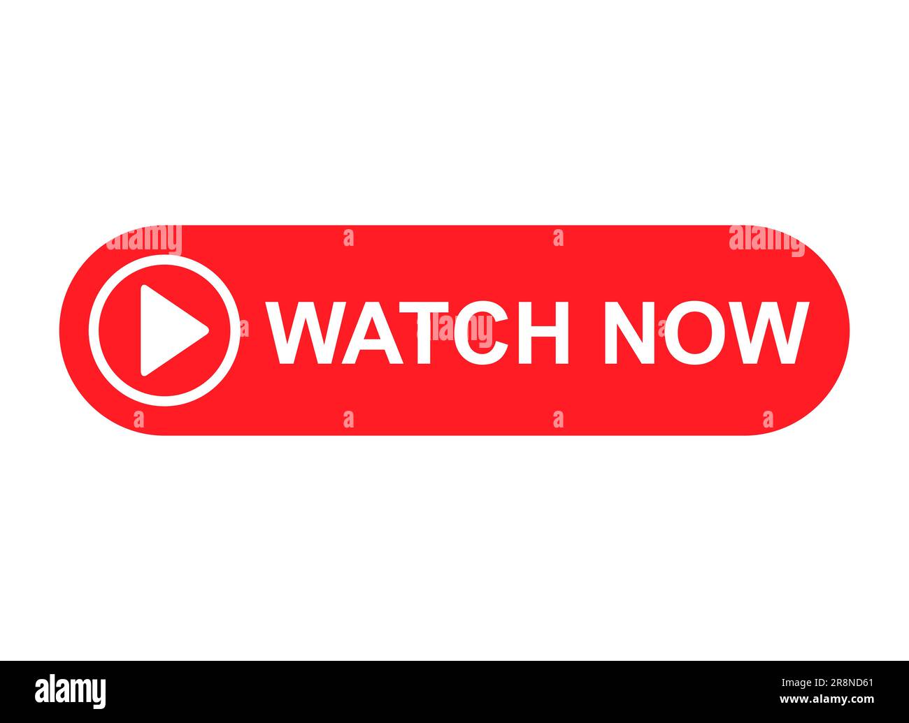 Watch now icon, website online button player symbol, play video vector ...