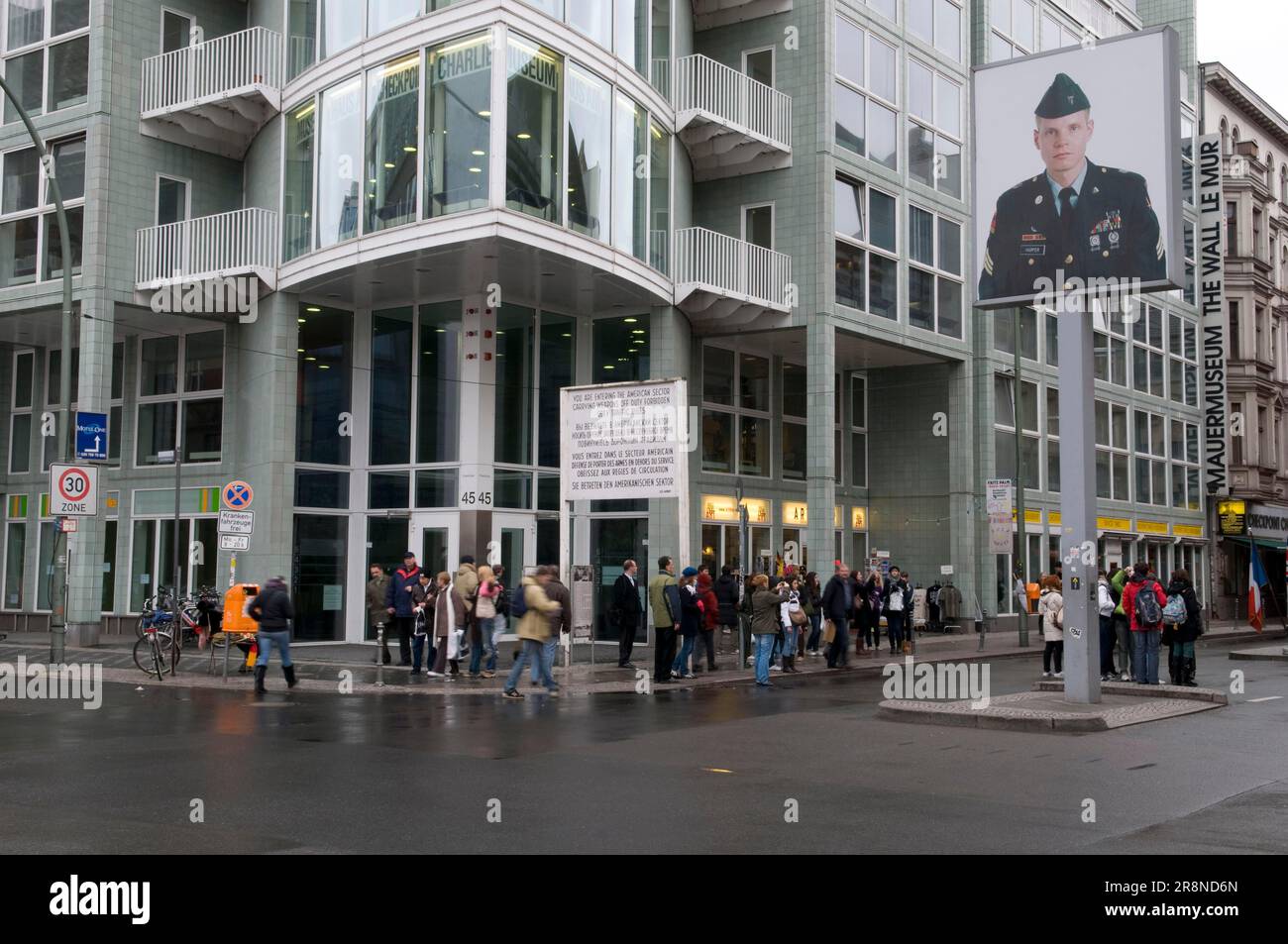 House at Checkpoint Charlie, Berlin, Germany Stock Photo - Alamy