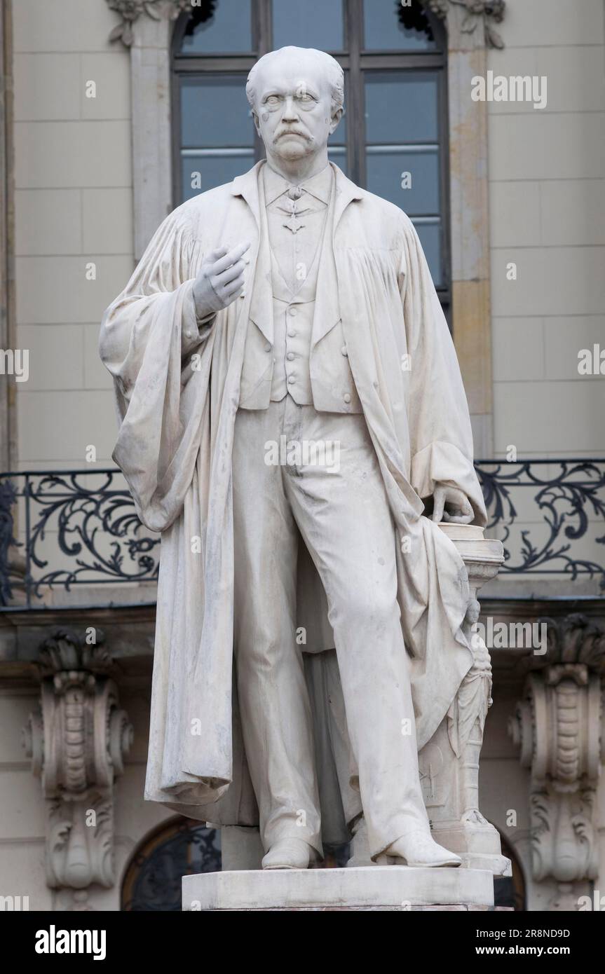 Hermann von Helmhotz statue, German physicist 1821-1894, Berlin ...