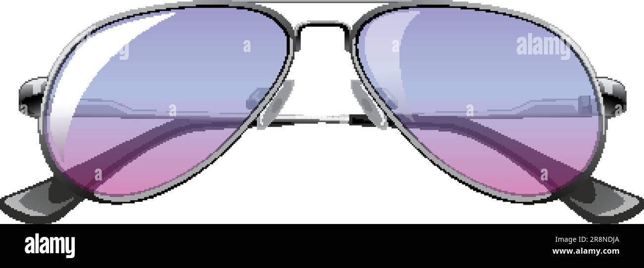 Stylish Aviator Glasses Vector illustration Stock Vector Image & Art ...