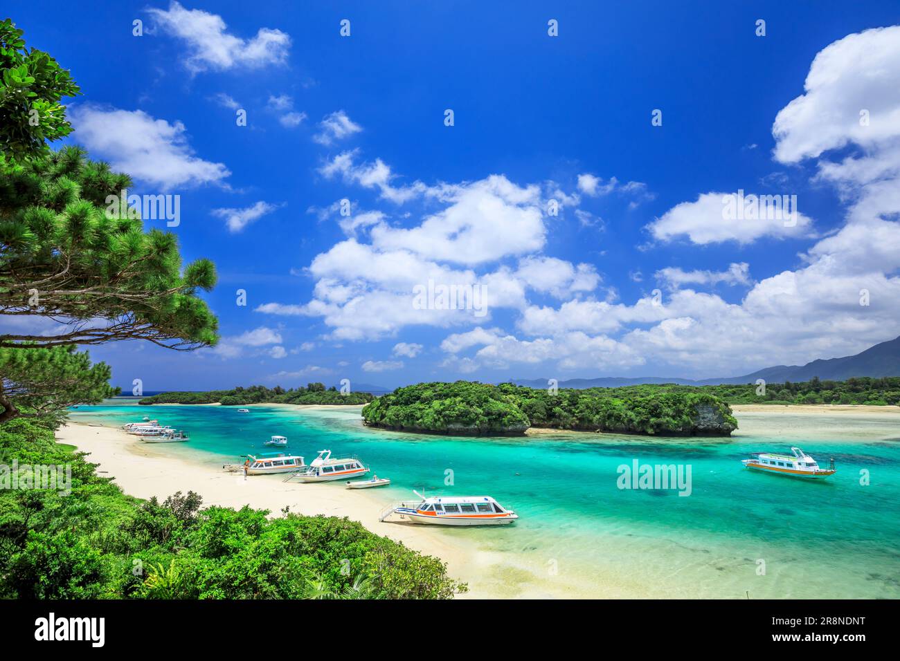 Emerald Green Kabira Bay Stock Photo - Alamy