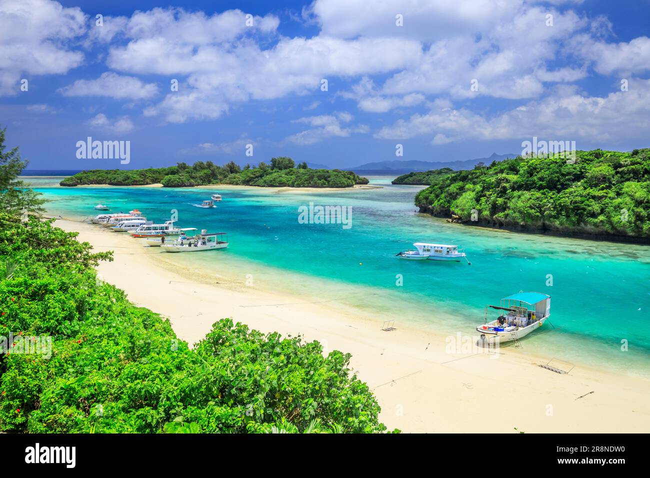 Emerald Green Kabira Bay Stock Photo - Alamy
