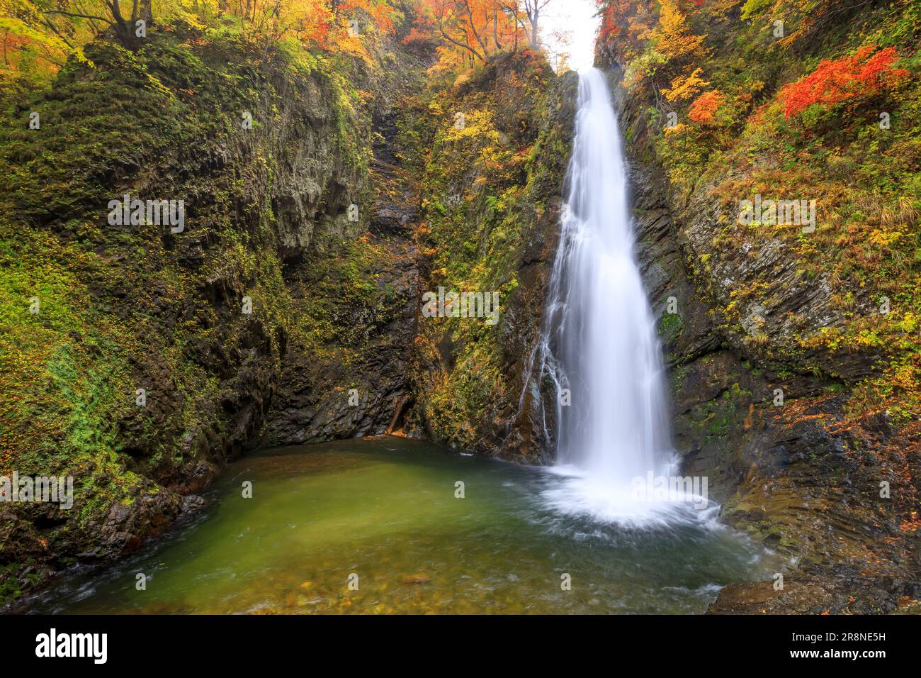The second waterfall of Anmon Valley Stock Photo - Alamy