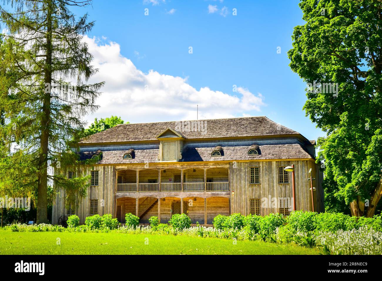 Kurtuvenai manor - one of oldest villas in Lithuania. Kurtuveani ...
