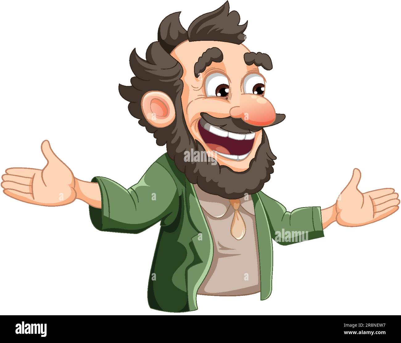 Male adult cartoon isolated illustration Stock Vector Image & Art - Alamy