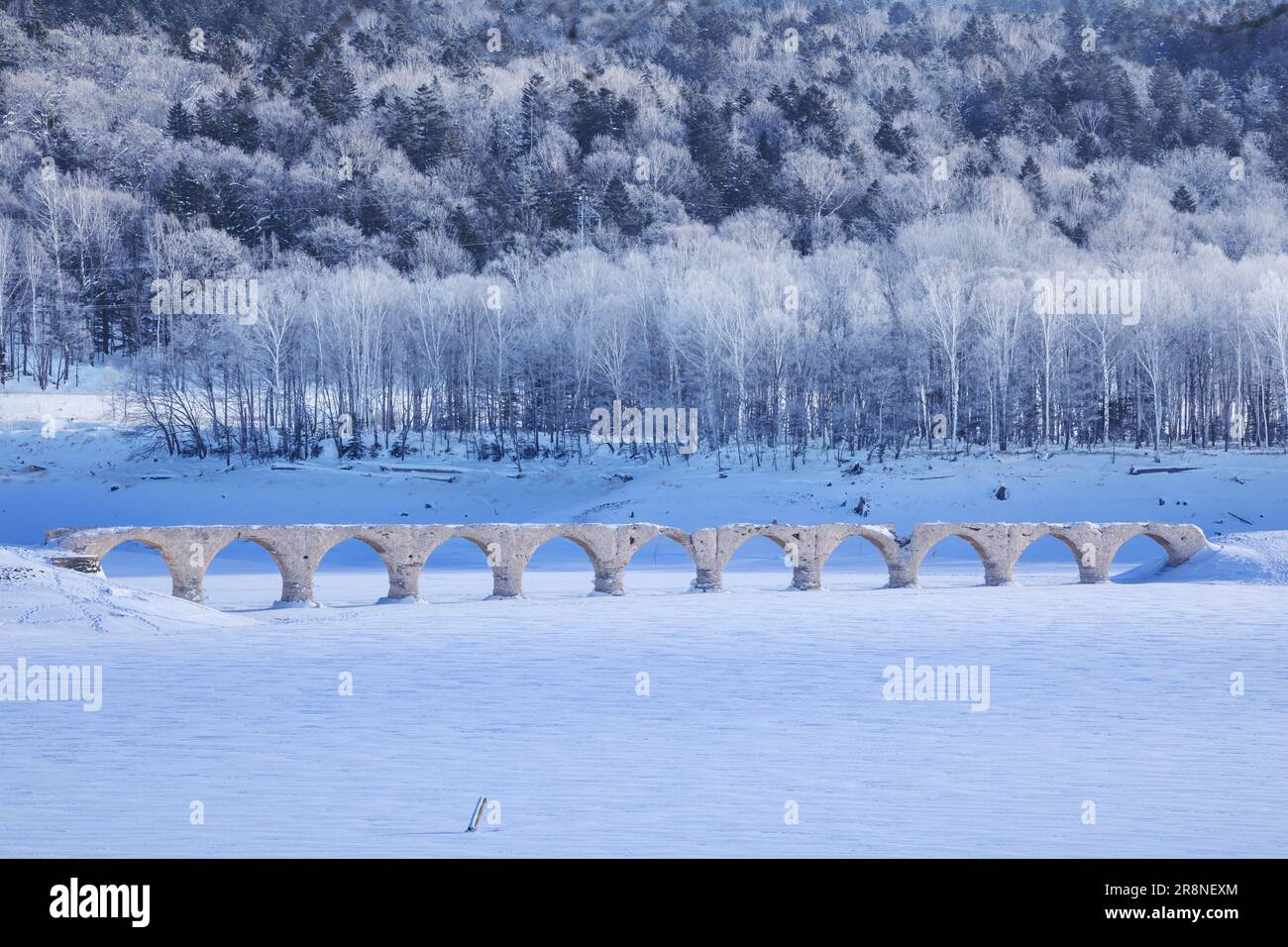 Taushubetsu River Bridge Stock Photo - Alamy