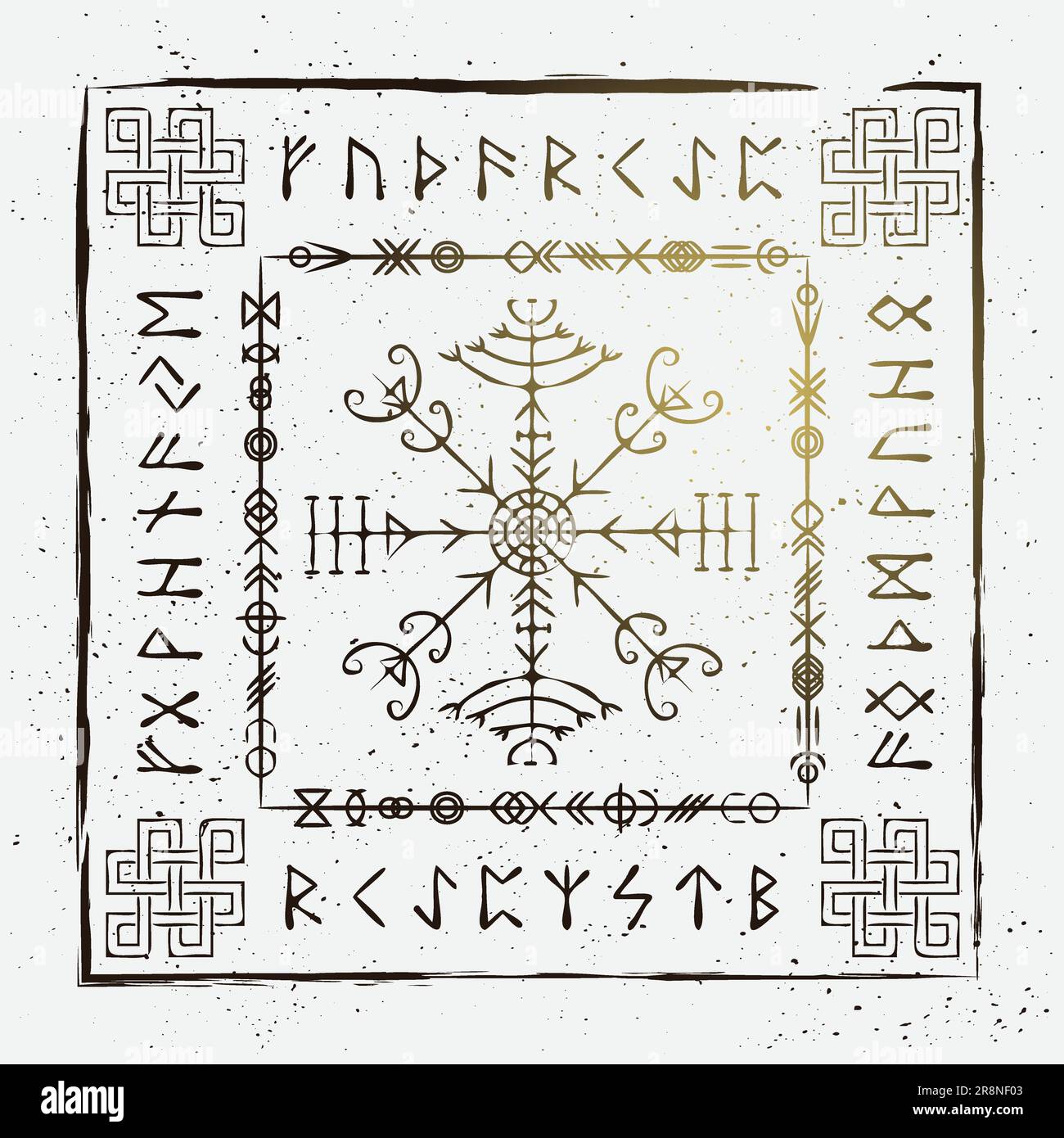 Bind rune hi-res stock photography and images - Alamy
