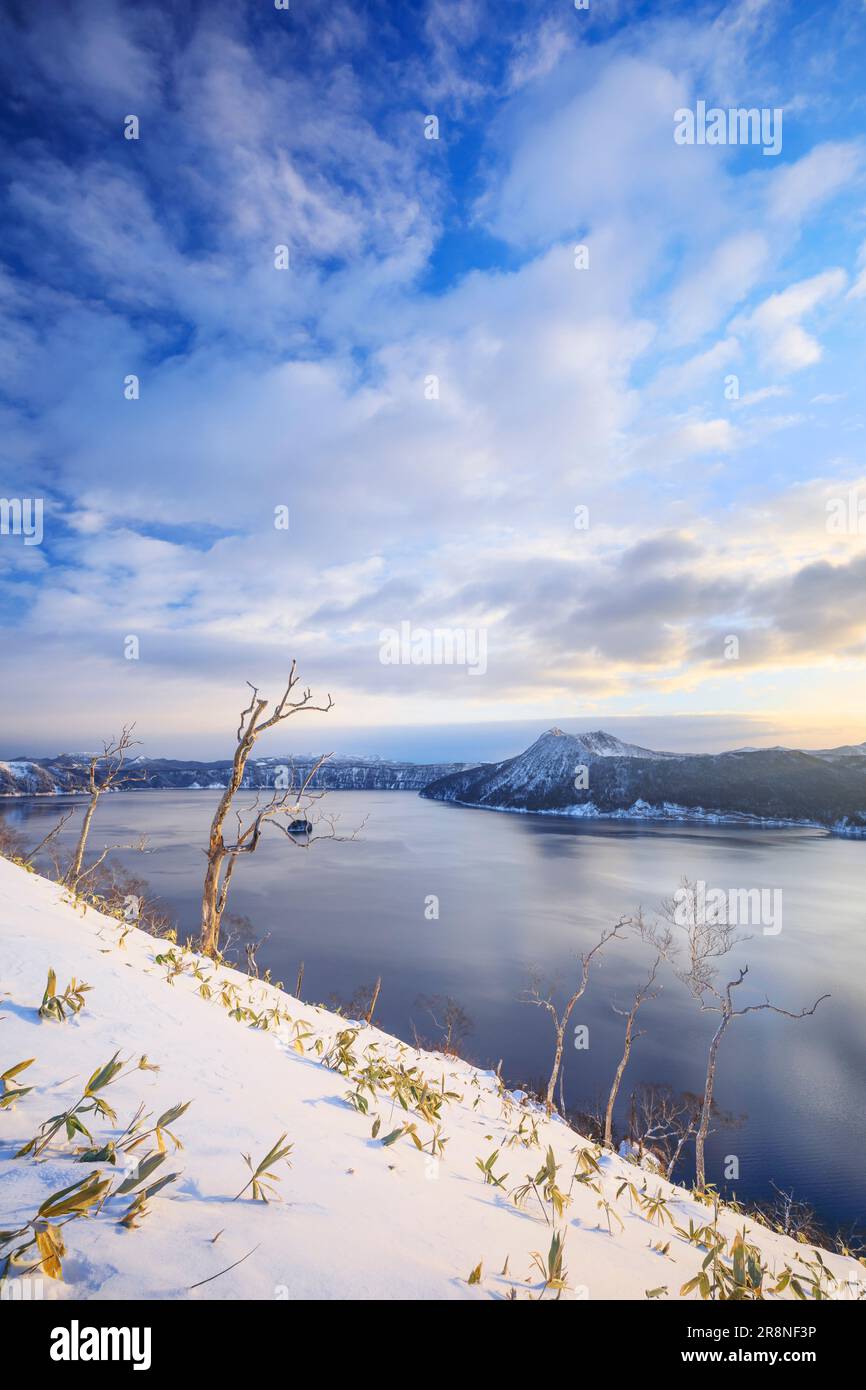 Lake Mashu and Mount Mashu Morning Stock Photo - Alamy